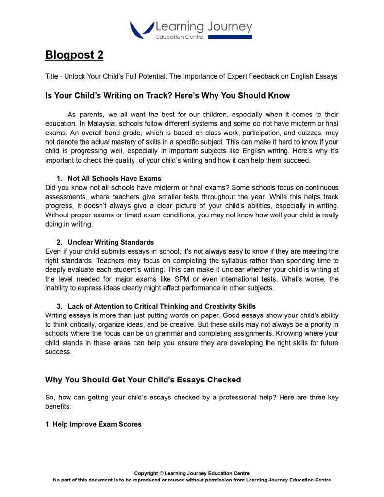 IELTS/MUET Essay Marking Package (1 Essay) | Premium Online Award ...